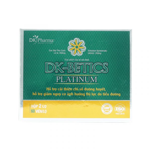 Viên tiểu đường DK-Betics Platinum - Công ty Cổ phần Dược Khoa DK Pharma
